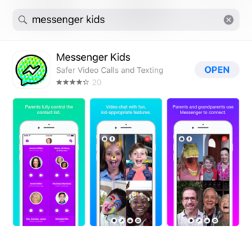 Facebook Launches New Messenger App For Kids (Called...Messenger Kids ...